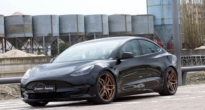 Tesla Model 3 Modified Simple, Change the Setup of the Legs to Be Good ...