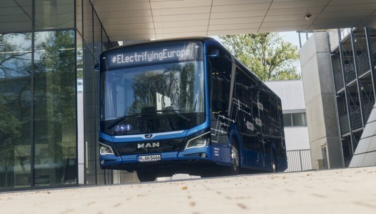 MAN Lions City 12 E Electric Bus Travels Over 2,500 Km Cross Eight ...