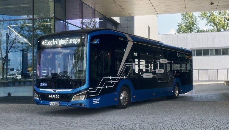 MAN Lions City 12 E Electric Bus Travels Over 2,500 Km Cross Eight ...
