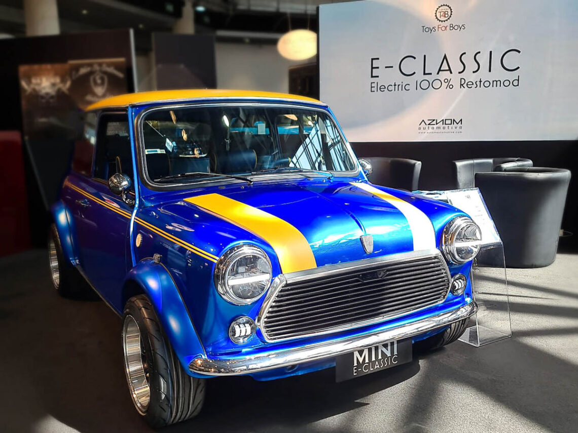 Mini E-Classic : electric Mini restomod with 14-kwh battery and 87 ...