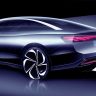 Volkswagen released a teaser of ID. Aero, its first fully-electric ...