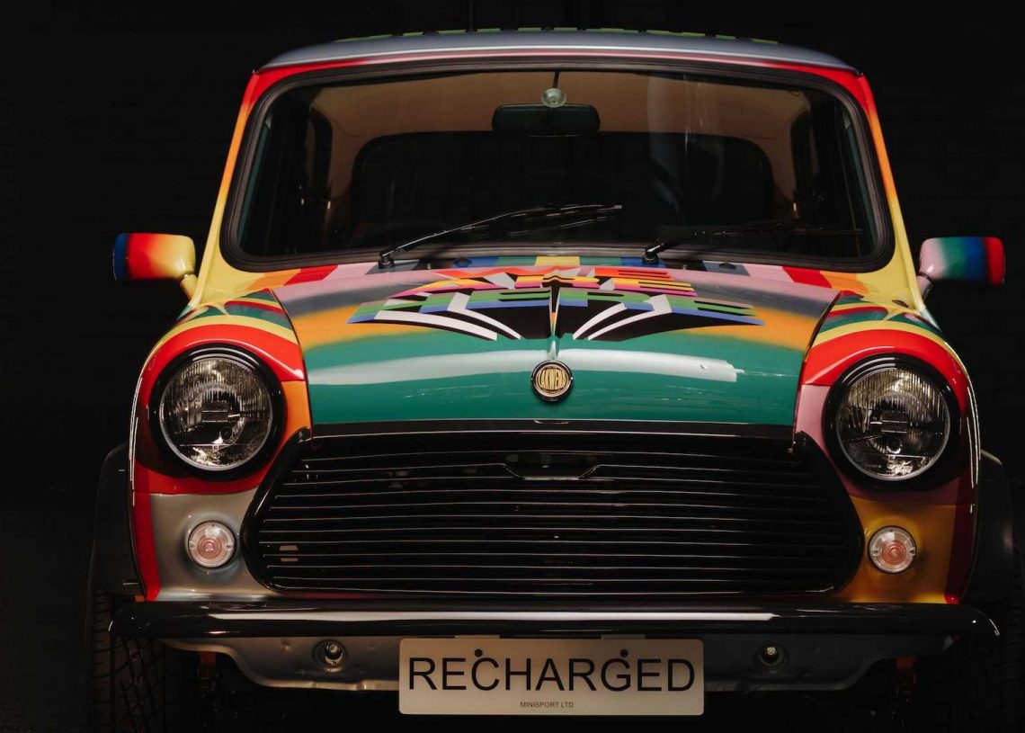 Mini collaboration with Lakwena Maciver make Mini Recharged art car ...