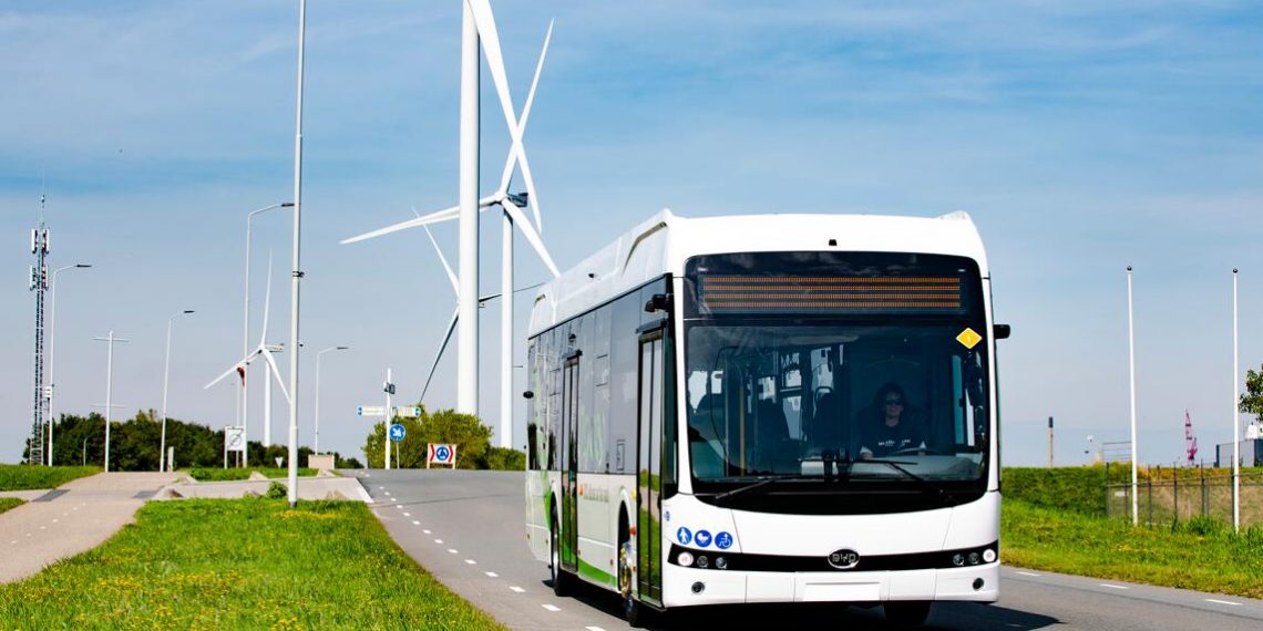 BYD debuted its bus chassis technology platform using Blade Battery ...