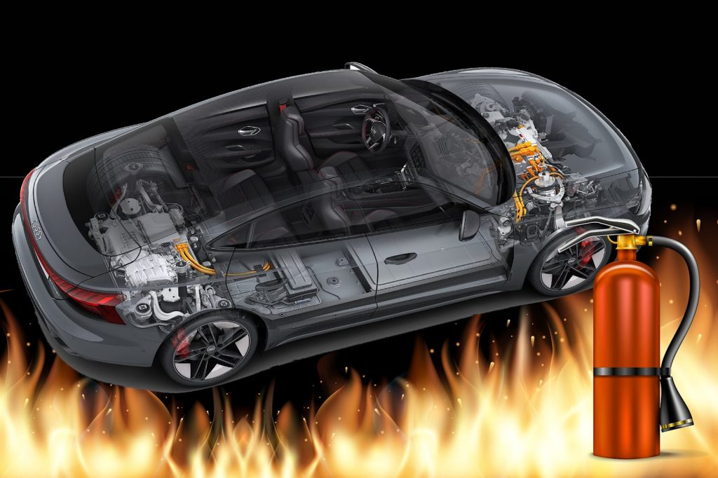 Audi registers new patent for dangerous EV battery fire problem
