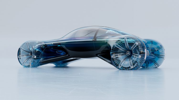 Mercedes-Benz designs its first-ever virtual show car with a futuristic ...
