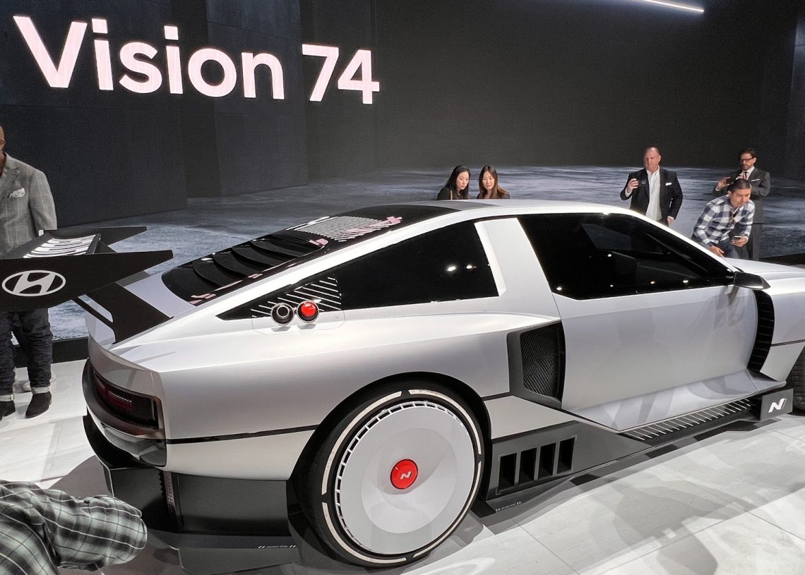 Hyundai N Vision 74 Concept make US debut at the LA Auto Show - EVMagz