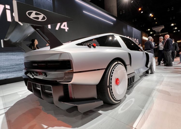 Hyundai N Vision 74 Concept make US debut at the LA Auto Show - EVMagz