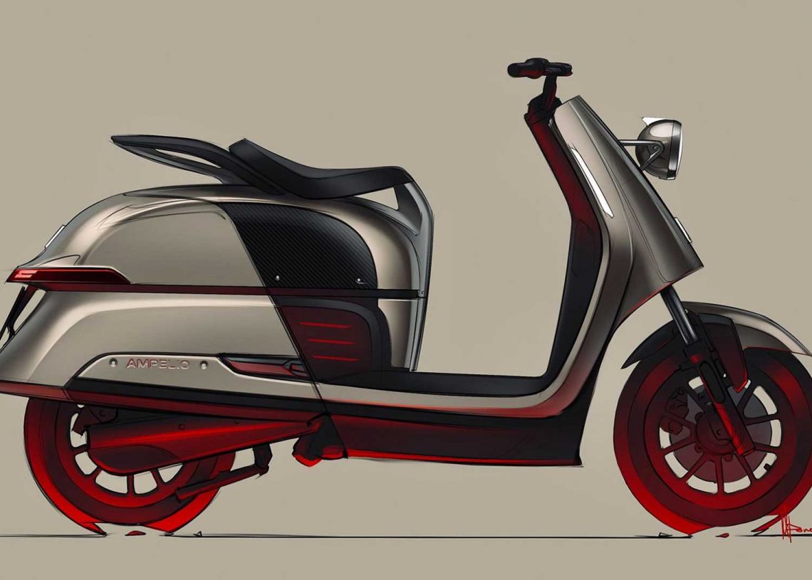 MV Agusta Ampelio electric scooter concept revealed, comes with classic ...