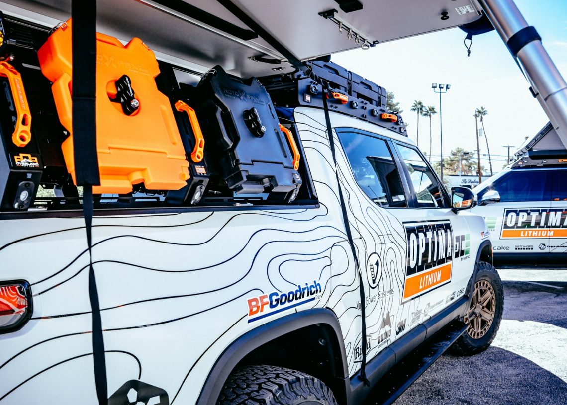 Optima reveals trailers that can recharge the Rivian EV in the wild ...