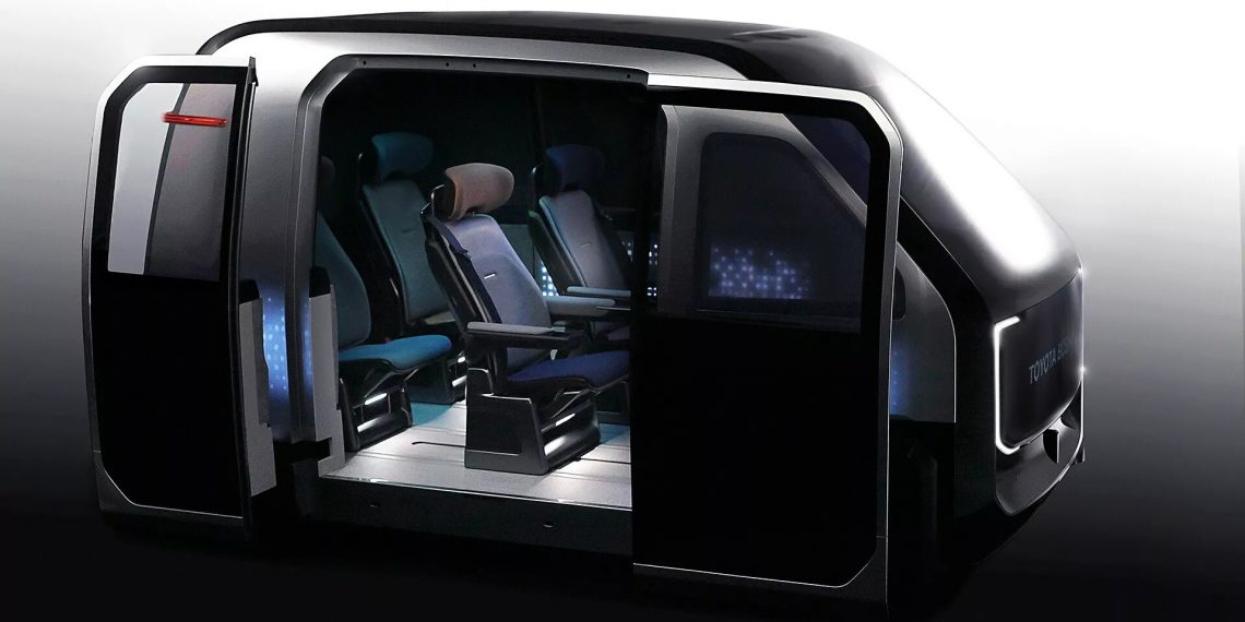 Toyota Boshoku showcases the Autonomous Pod concept with a futuristic ...