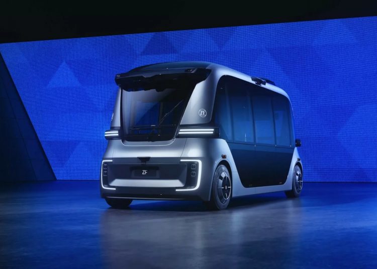 ZF Shows Its Autonomous Shuttle in Las Vegas With 80 Miles Range - EVMagz