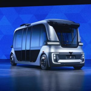 ZF Shows Its Autonomous Shuttle in Las Vegas With 80 Miles Range - EVMagz