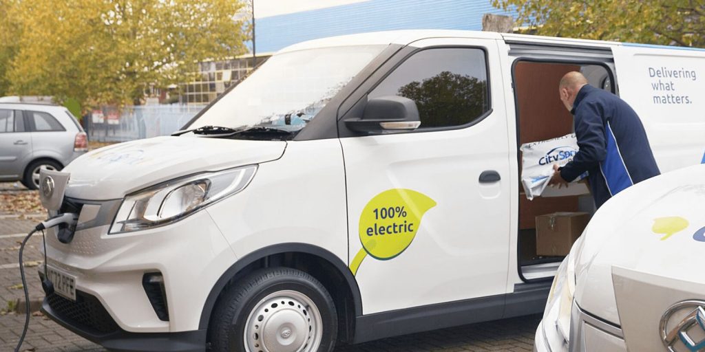 CitySprint Expands EV Fleet with 40 New Electric Vans from Maxus