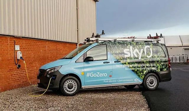 Sky Purchases 11 Mercedes-Benz eVito Electric Vans as Part of Its Net ...