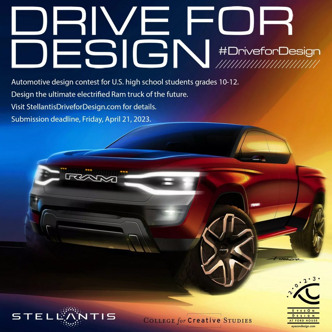Stellantis Invites High School Students to Design a Ram EV Pickup Truck