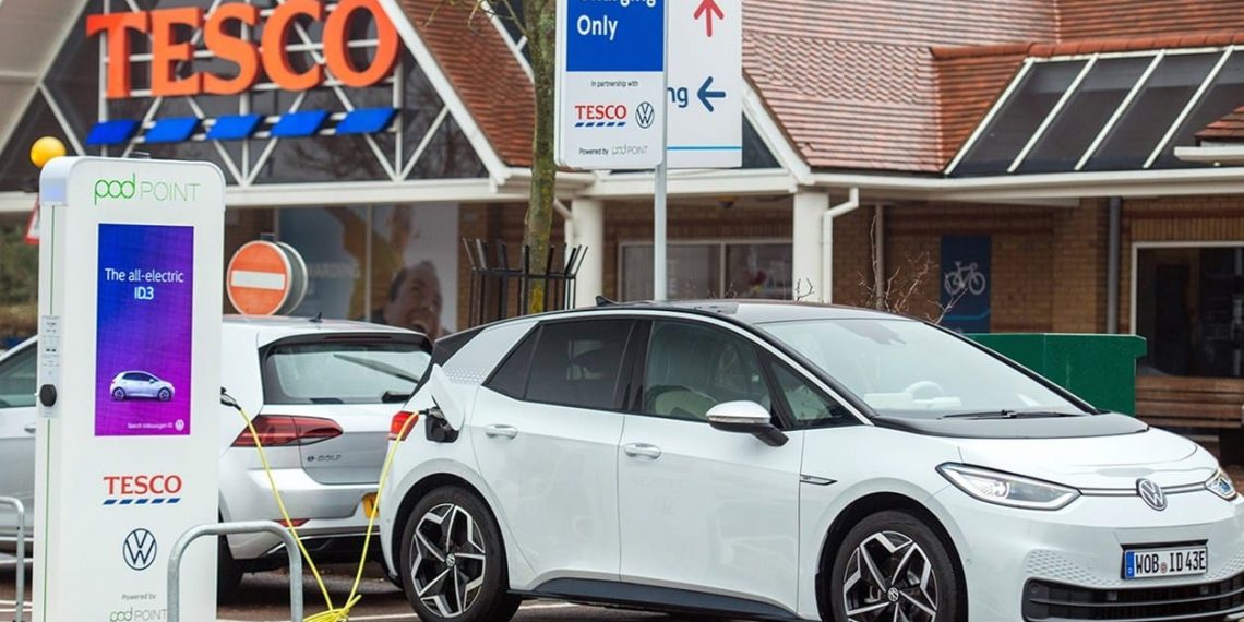 Tesco Achieves Milestone with 600th EV Charging Point Installation ...