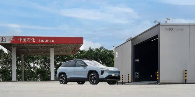 NIO and Sinopec Celebrate 2nd Anniversary of Strategic Partnership, Building 100+ Battery Swap ...