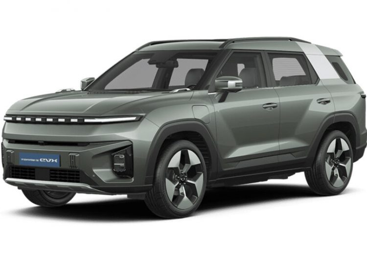KG Mobility Unveils Torres EVX Electric SUV with Impressive 500km Range ...