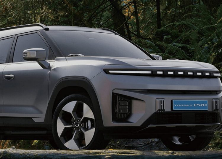 KG Mobility Unveils Torres EVX Electric SUV with Impressive 500km Range ...
