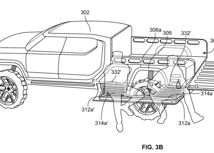Rivian Files Patent for Innovative In-Bed Storage System for Electric ...