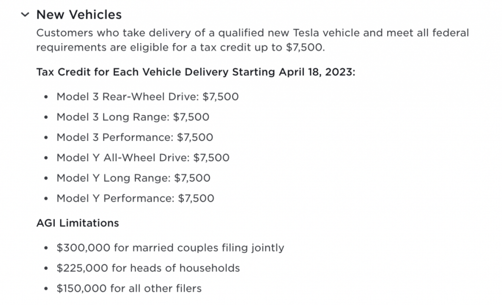 Tesla Model 3 Now Qualifies for Full $7,500 Federal EV Tax Credit ...
