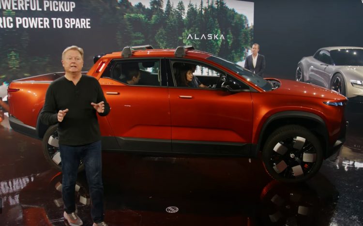Fisker Unveils Alaska Electric Pickup Truck, Sets 2025 Production Target