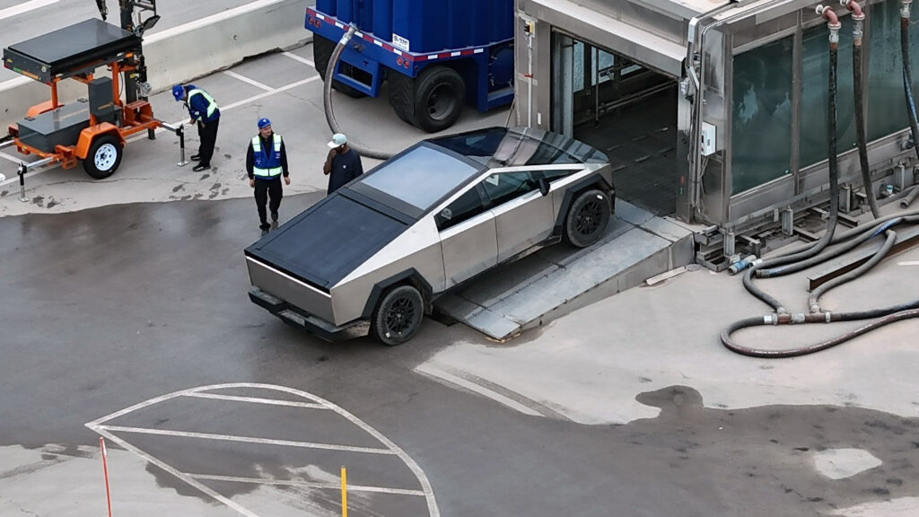 Cybertruck Faces Water-Resistance Trials in Preparation for Initial ...