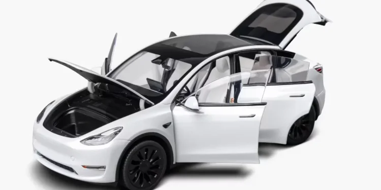 Rev Up Your Collection: Tesla Unveils Detailed 1:18 Scale Model Y ...