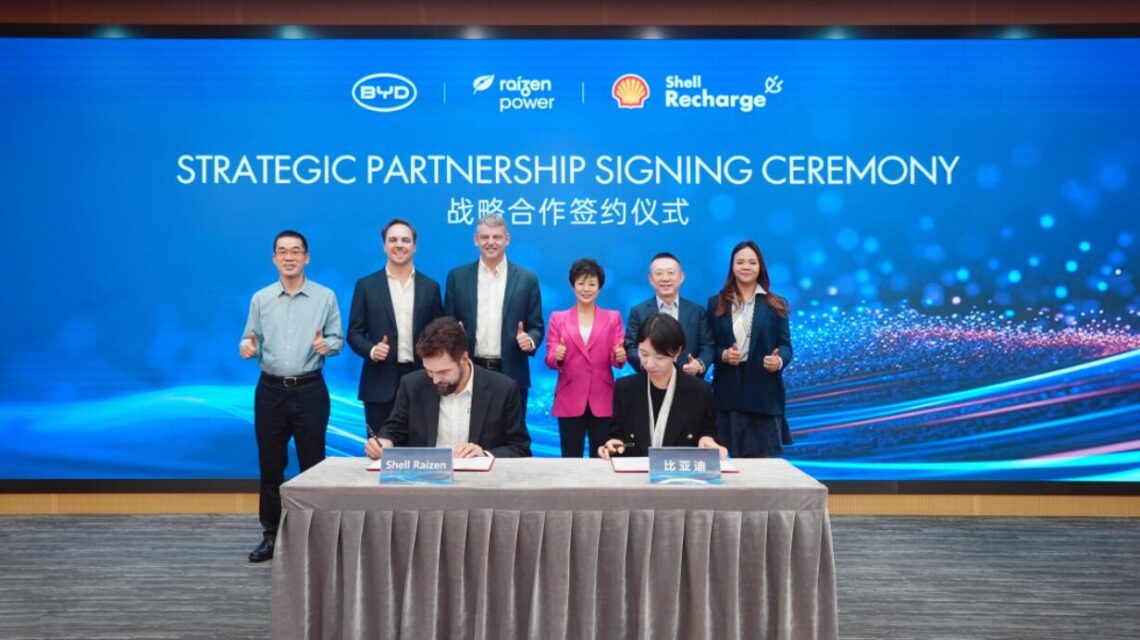 BYD Partners with Shell's Raízen Power to Establish Electric Vehicle ...