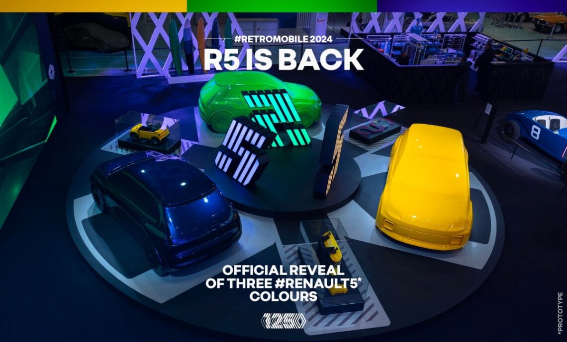 Renault Unveils Flagship Colors for Upcoming Electric Renault 5