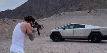 Tesla Cybertruck Endures Yet Another Firearm Test, Demonstrating ...