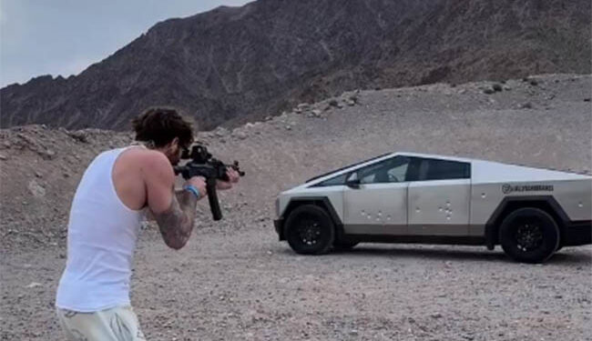 Tesla Cybertruck Endures Yet Another Firearm Test, Demonstrating ...