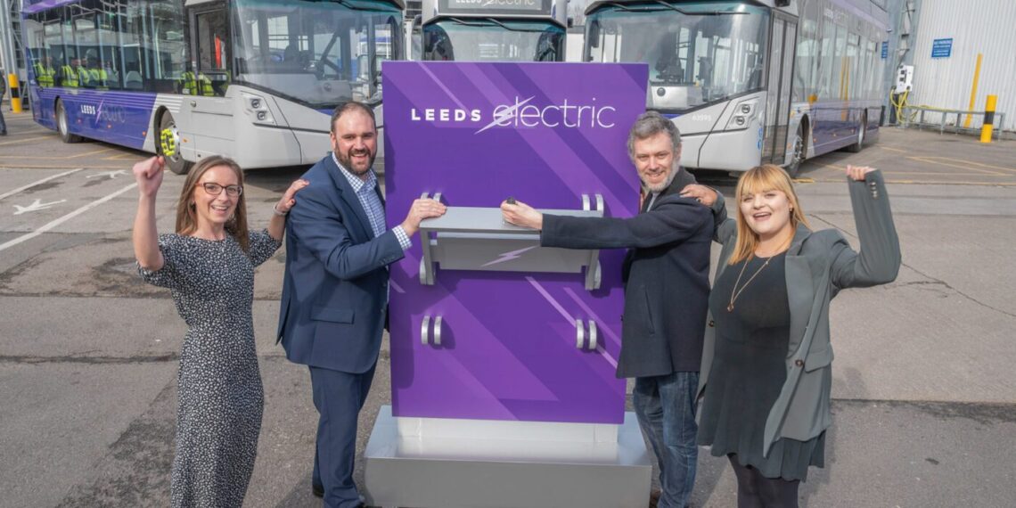 First Bus Introduces 57 Electric Buses to Leeds Fleet - EVMagz