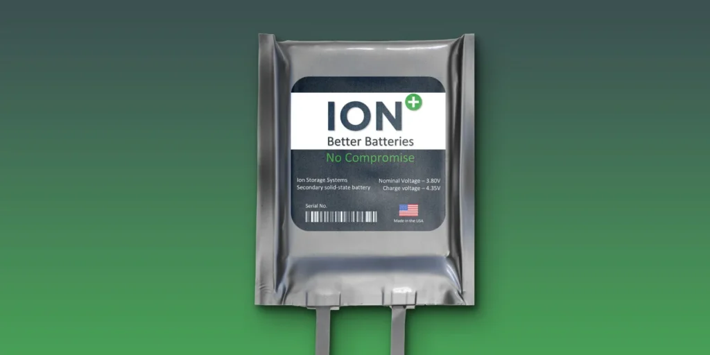 ION Storage Systems Advances Solid-State Battery Technology with ...