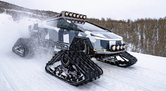 Tesla Cybertrax: The Insane Snow-Ready Cybertruck Modification That ...