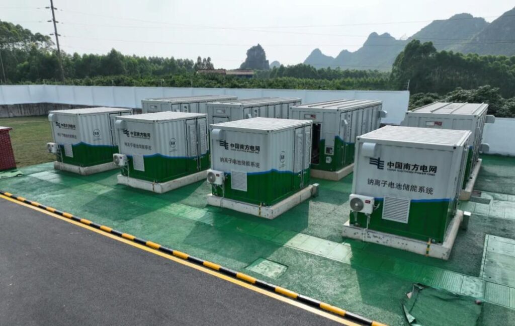 China Launches First Large-Scale Sodium-Ion Battery Storage Station