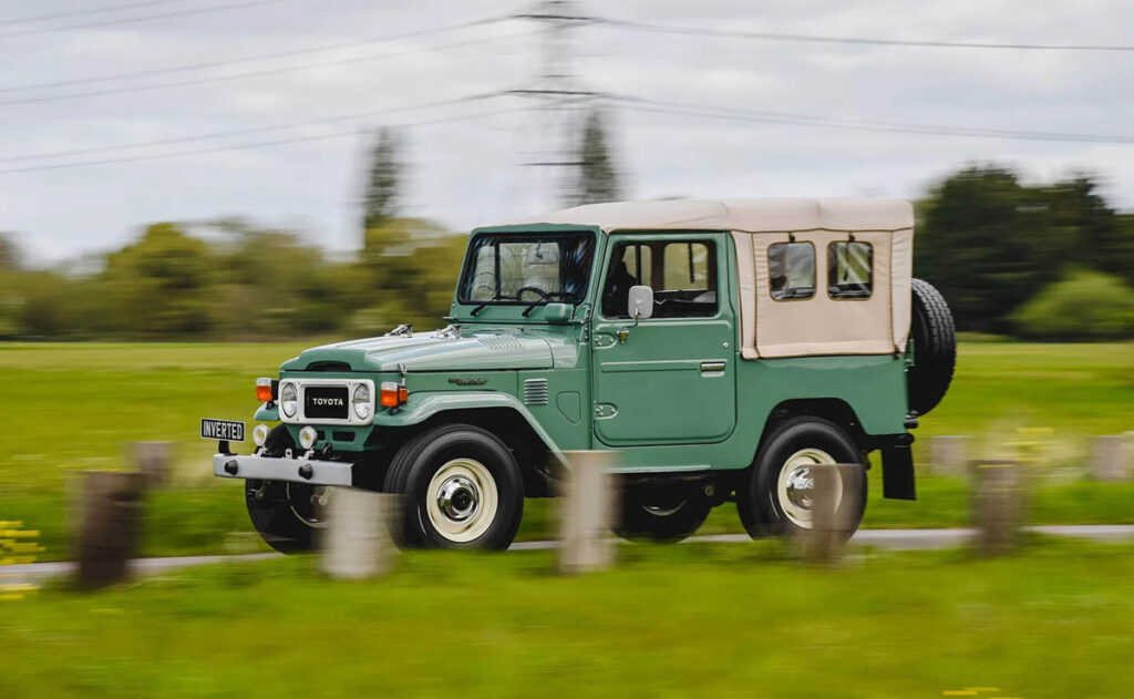 Inverted Unveils Electric Toyota Land Cruiser FJ40 Restoration Project