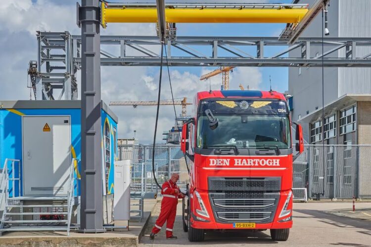 Shell Installs First Megawatt Charging System for Electric Trucks and Ships
