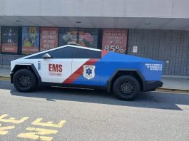 Tesla Cybertruck Spotted with First Emergency Medical Service Wrap
