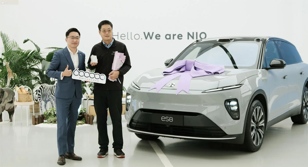 Nio Reaches 600,000th Vehicle Delivery Milestone with ES8 SUV