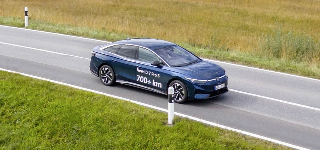Volkswagen Team Switzerland Completes 794 km on a Single Charge in ID.7 ...