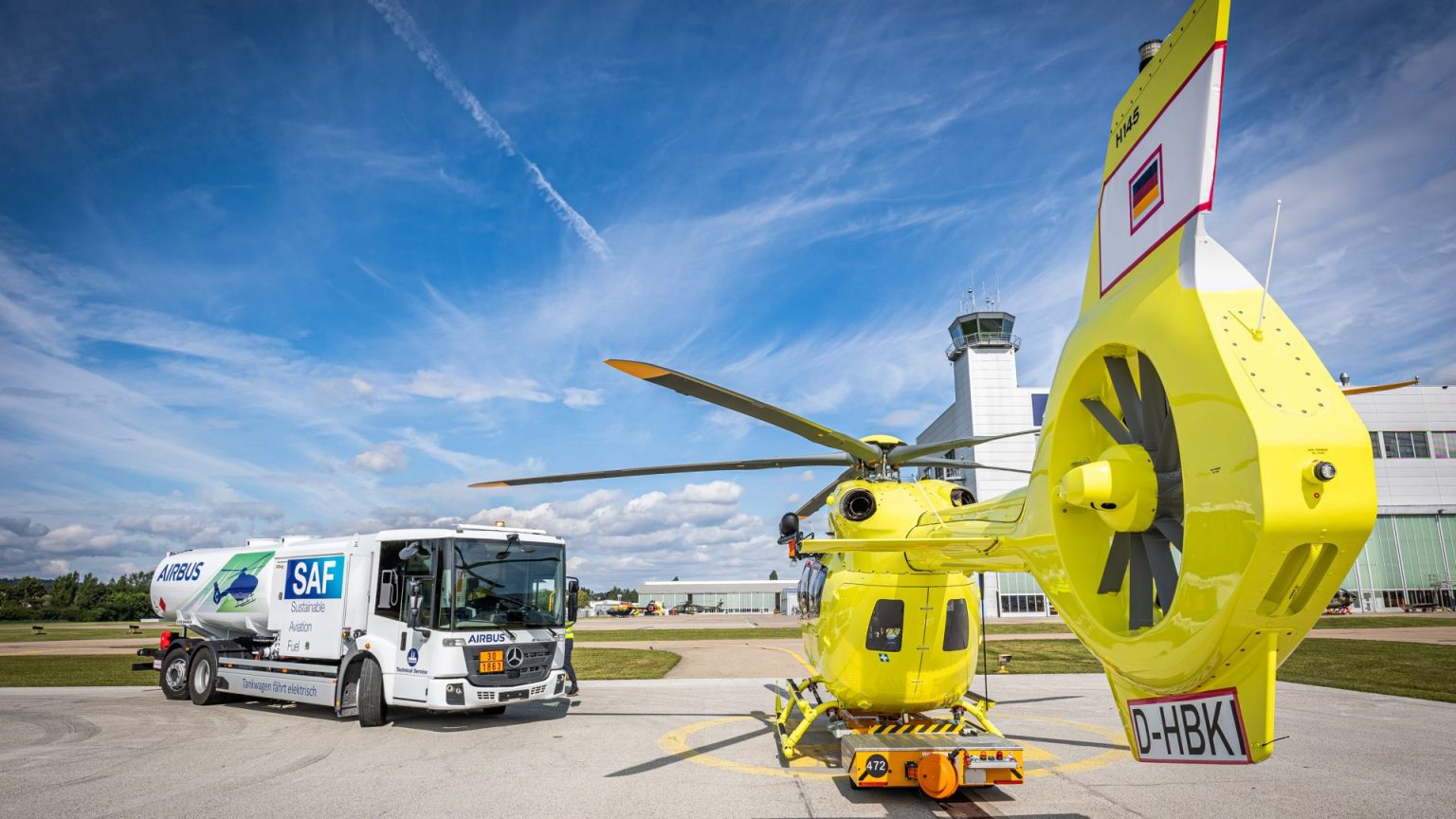 Mercedes-Benz eEconic Transformed into Electric Helicopter Refueling ...