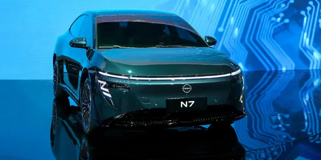 Nissan Unveils New N7 Electric Sedan in Bid to Revive Presence in China