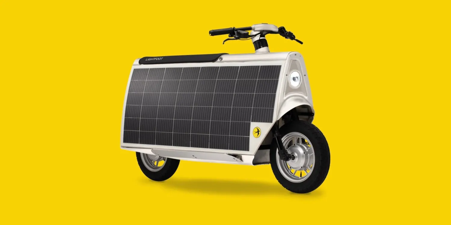 Lightfoot Unveils Solar-Powered Cargo Electric Scooter with 37-Mile ...