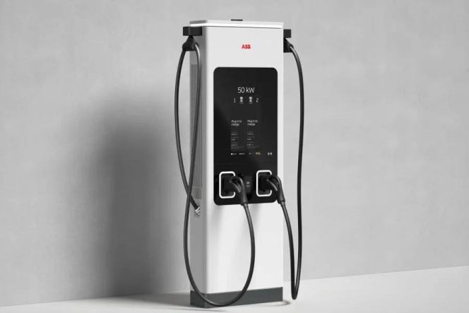 ABB Unveils Slim 50 kW Charger for Retail and Urban EV Charging