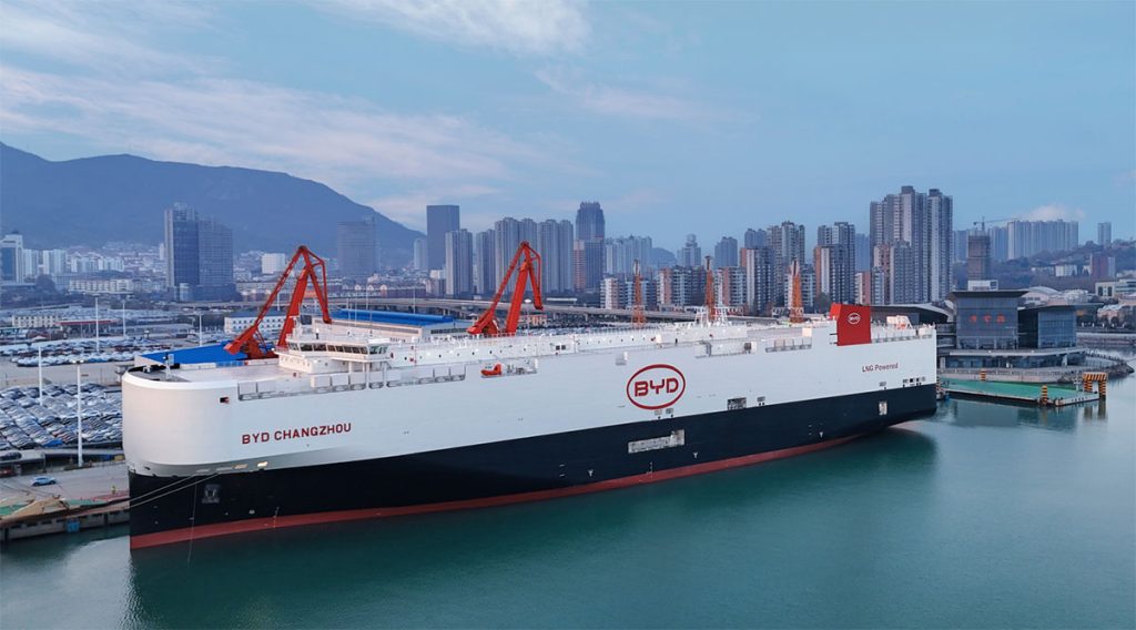 BYD Launches New Car Carrier to Boost Export Capacity