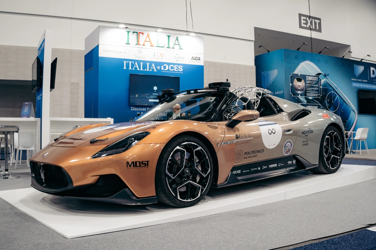 Maserati Showcases Autonomous Technology with Record-Breaking MC20 at CES