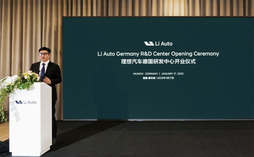 Li Auto Establishes First Overseas R&D Center in Germany