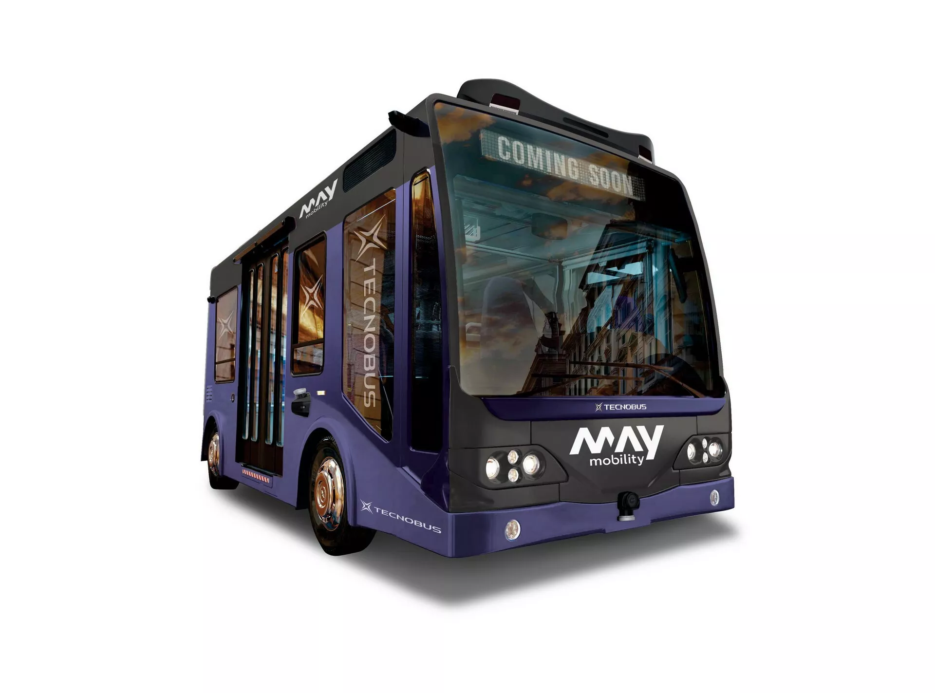 May Mobility Unveils Electric Autonomous Minibus to Expand Transit Access