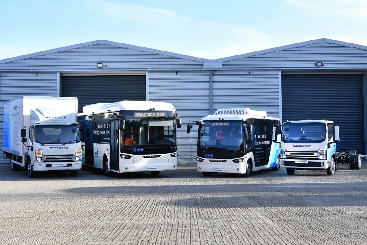 Wrightbus Unveils Rightech Brand with Four New Battery-Electric Vehicles